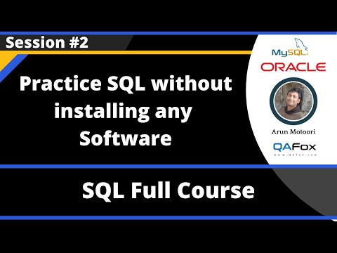 Practice Sql Without Installing Any Software Video Lecture Software