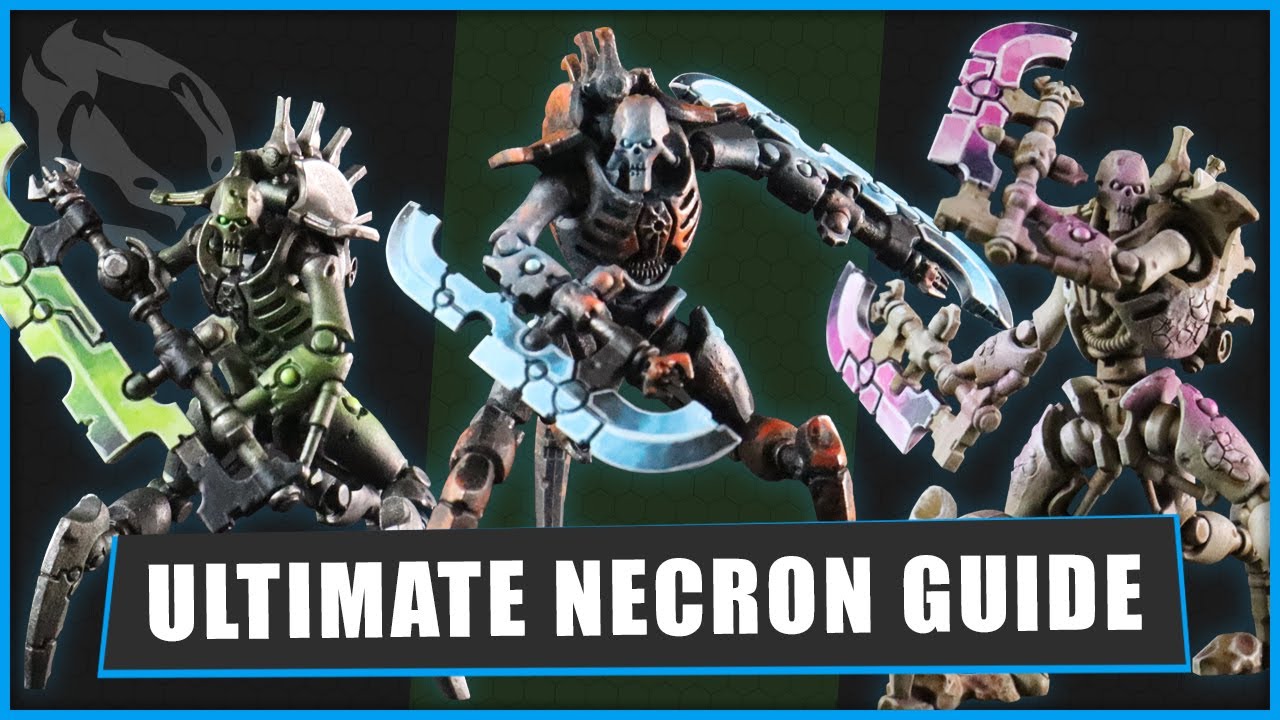 How to Paint NECRONS for Warhammer 40k - An Ultimate Guide 