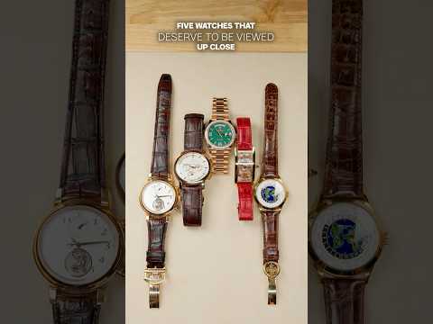 Five Watches That Deserve To Be Viewed Up Close – Patek Philippe and more l SwissWatchExpo
