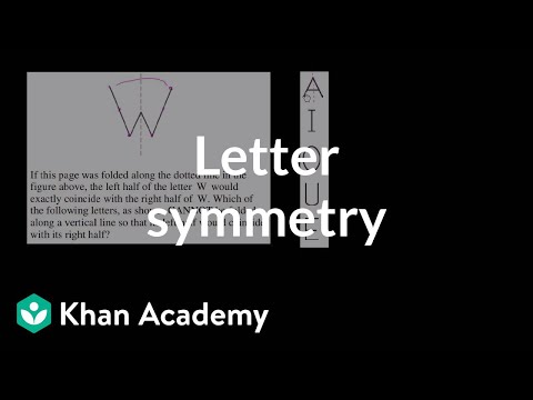 Letter symmetry Video Lecture - SAT