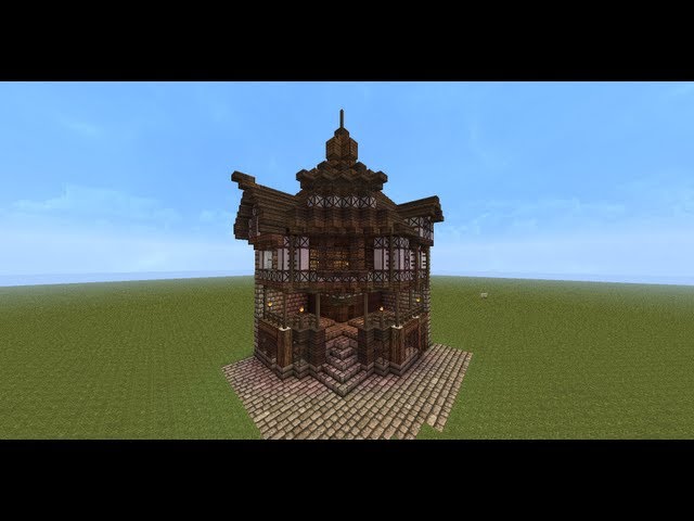 Corner Town House Tutorial Minecraft Map