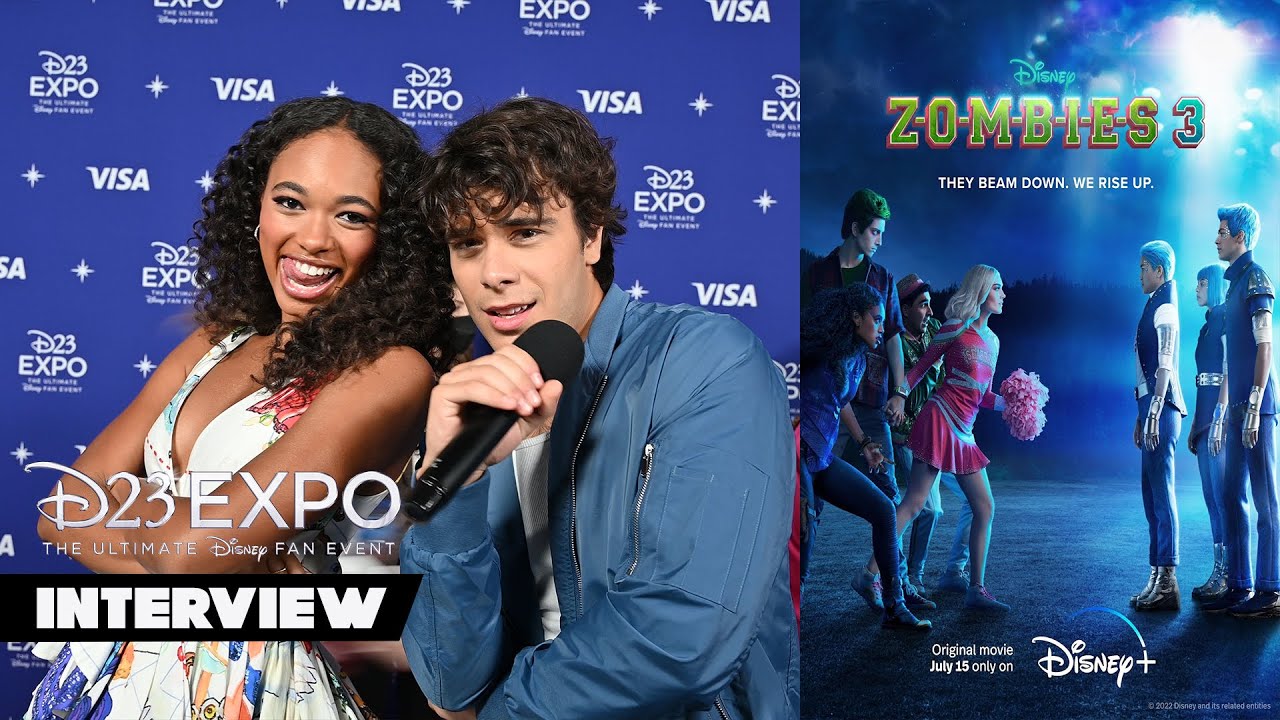 Chandler Kinney & Pearce Joza | ZOMBIES 3 Interview | D23 Expo 2022