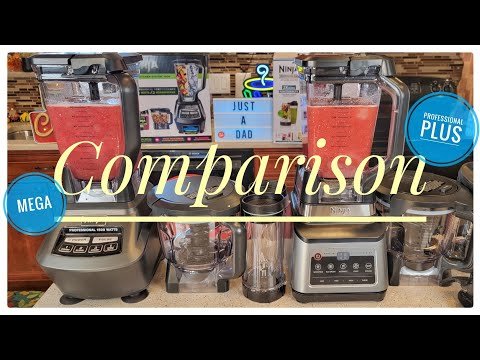Ninja Blender Comparison Mega vs Professional Plus BN801 vs BL770 Smoothie Maker Auto IQ Review