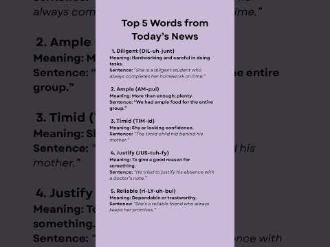 Can You Use These English Words Correctly? | #englishvocab #learnenglishwords #newsupdate