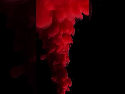 Dark red smoke