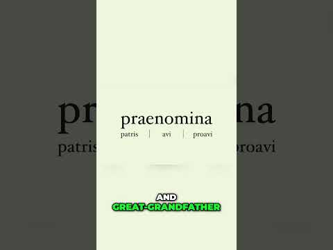 How Long Can the Names of Ancient Romans Actually Be? #ancientrome #latin #history