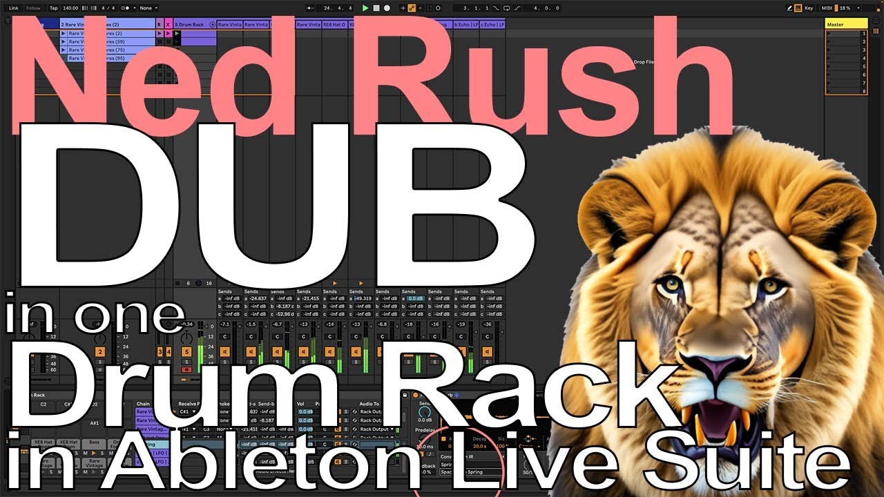 Ableton Live Tutorial - Dub in one Drum Rack = Ned Rush