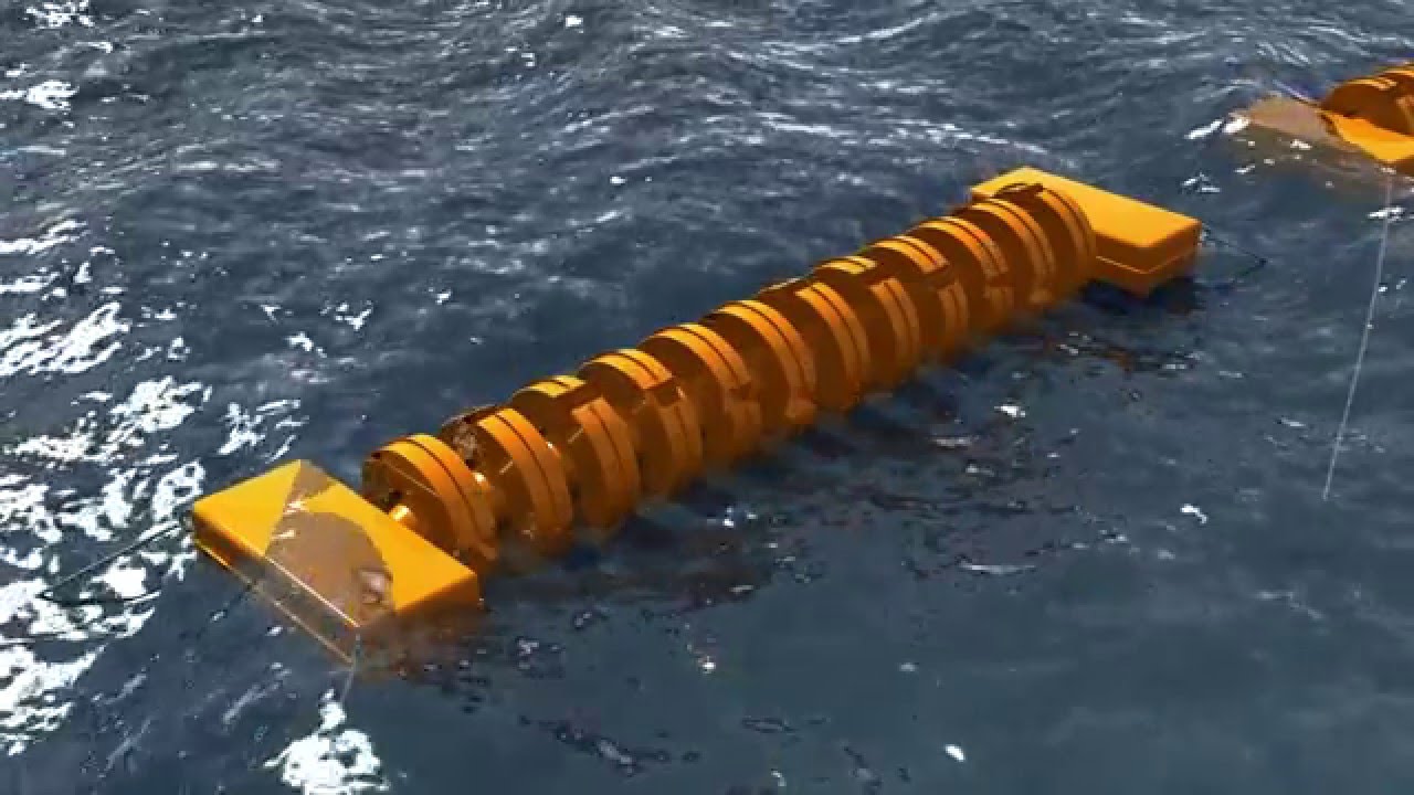 Energy Absorbing Breakwater: зелена енергія з водних хвиль – Ucluster