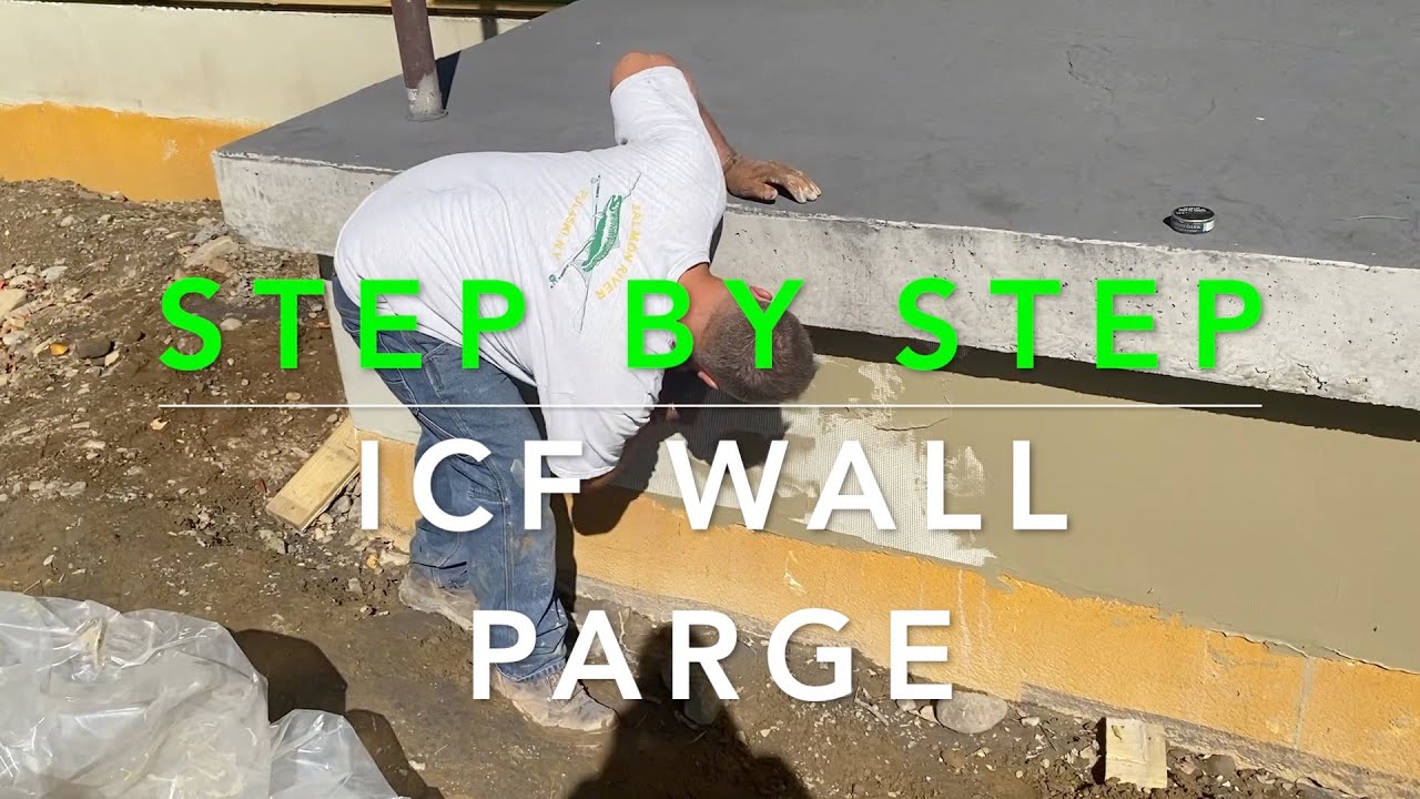 How to parge ICF walls (Step by Step)