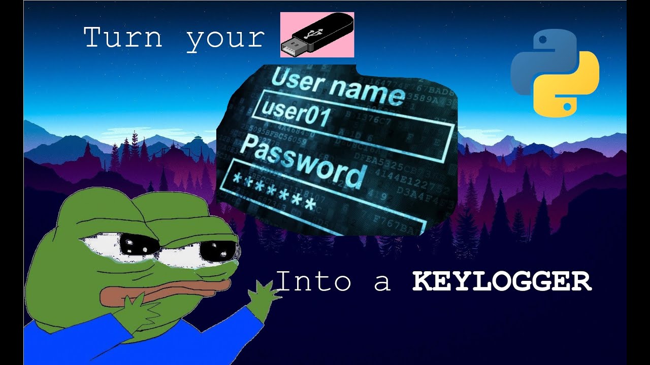 Regular USB? No, a Dangerous (but simple) Keystroke Logger- 10min. Python Code - HOXFRAMEWORK