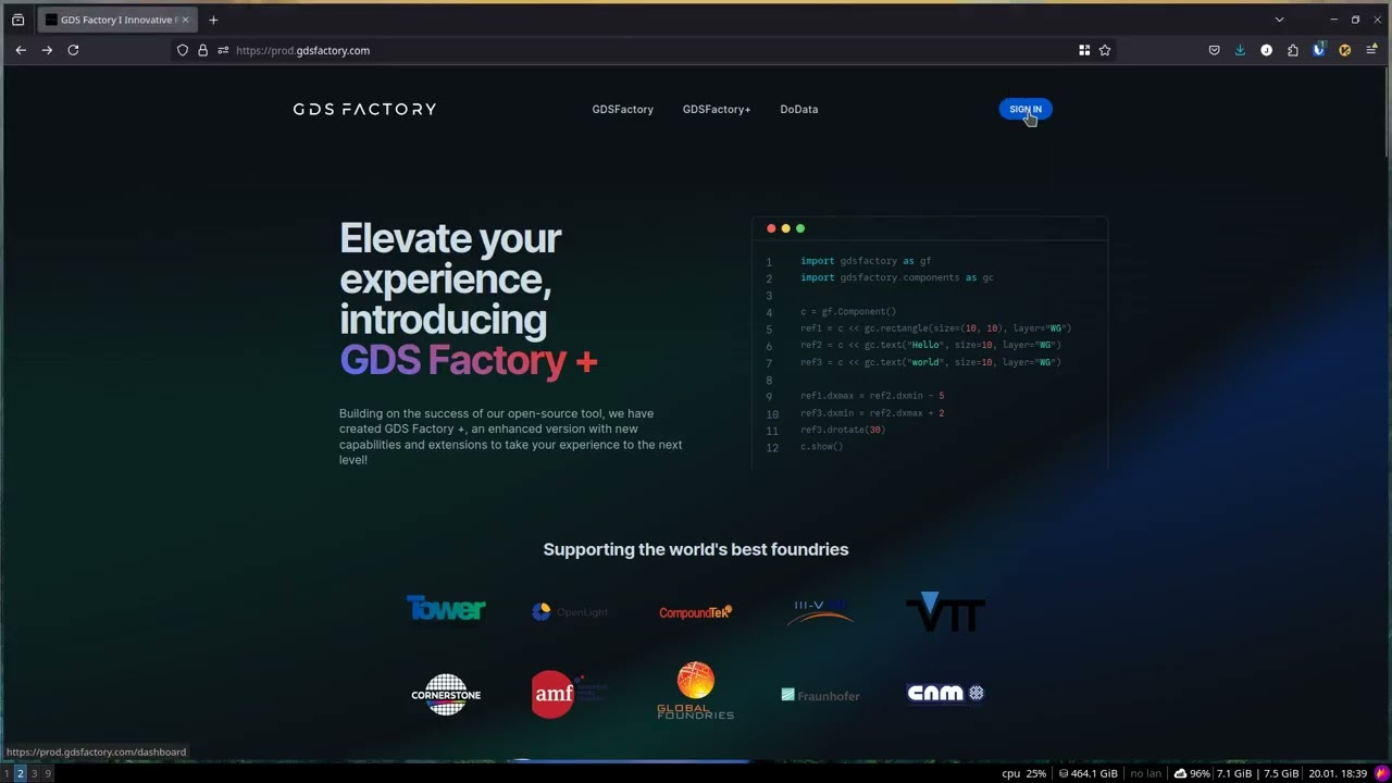 💻  Install GDSFactory+ locally in VS Code