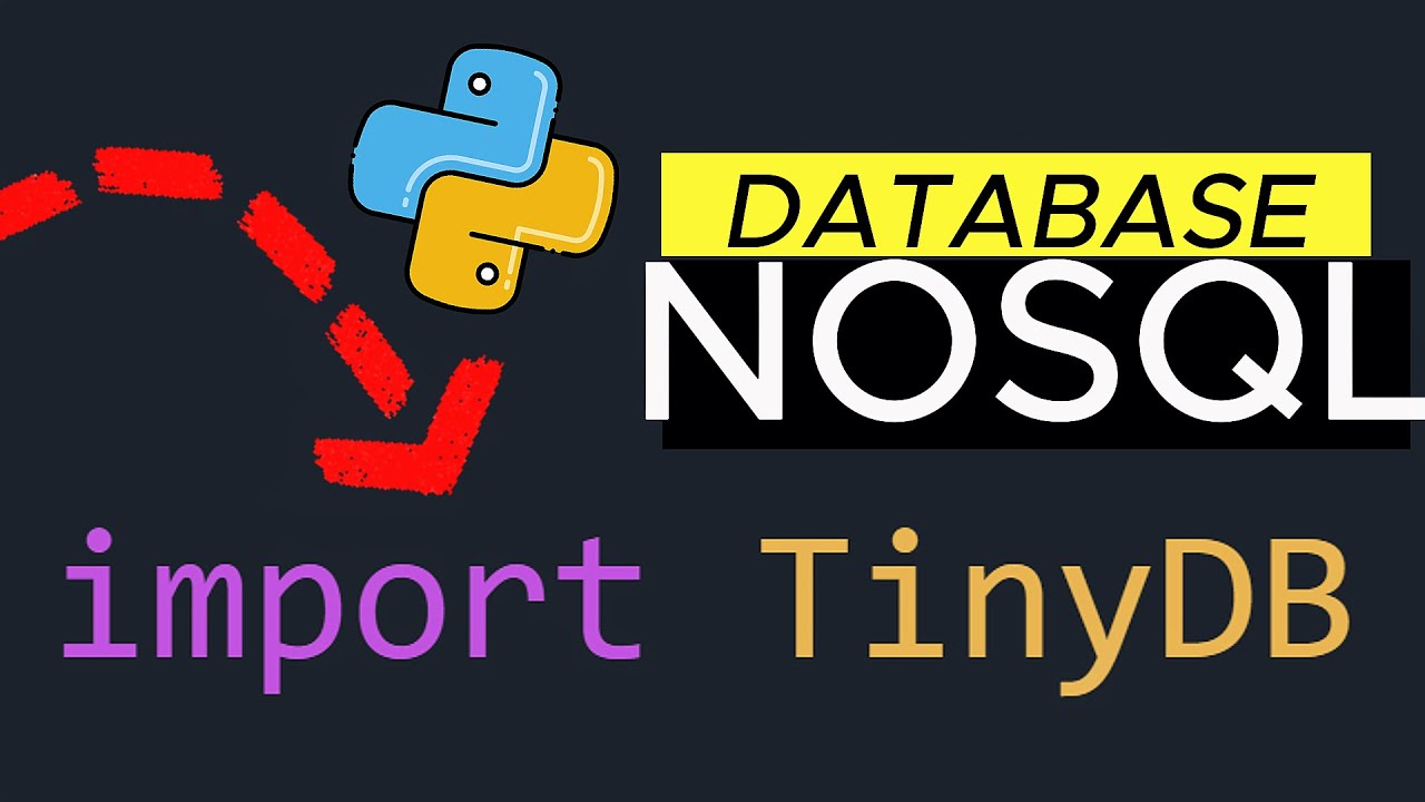 NoSQL Database in Python with ZERO Setup | TinyDB Tutorial for Beginners