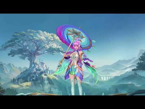 Kagura Jade Blossom Skin - Mobile Legends Live Wallpaper For Desktop (2K)