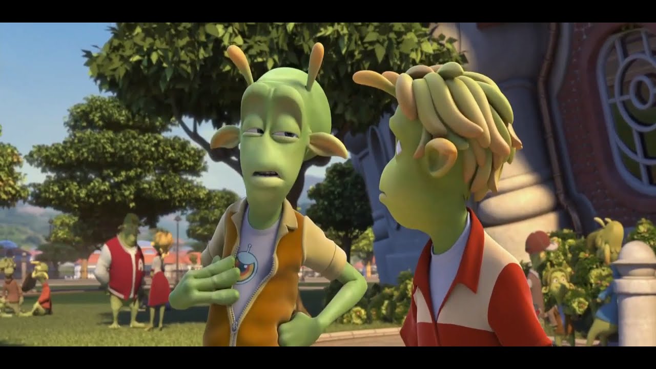 Planet 51 - everyone talking about the alien