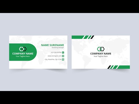 Visiting Card Template Design Free Download | Business Branding Card Template Vector