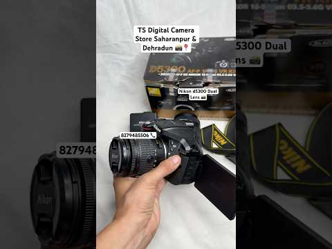 Nikon d5300 With Dual Lens | Second Hand Camera Market | Old Dslr Camera Shop 📸📍