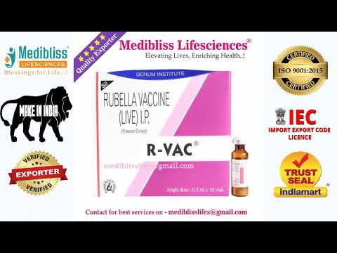 Rubella Vaccine - R-vac Latest Price, Manufacturers & Suppliers
