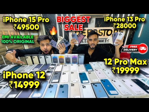 Biggest iPhone Sale Ever 🔥| Cheapest iPhone Market | Second Hand Mobile | Used iPhone Sale