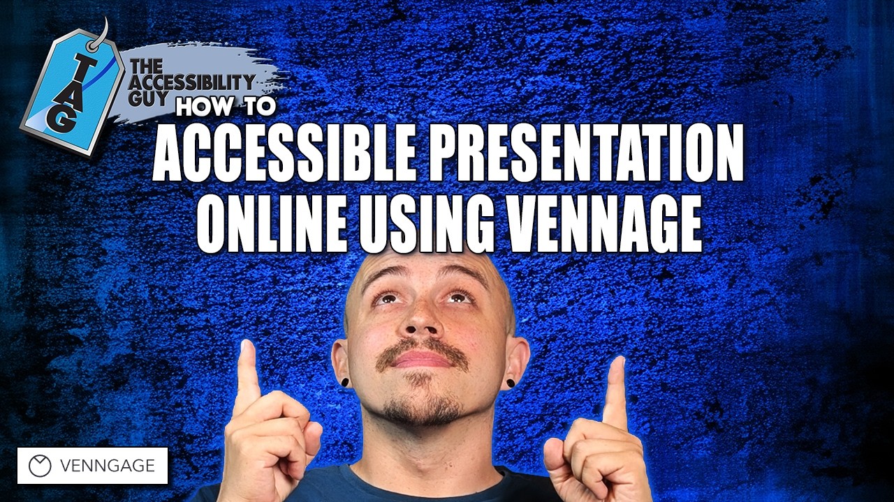 How to design an accessible presentation using Venngage