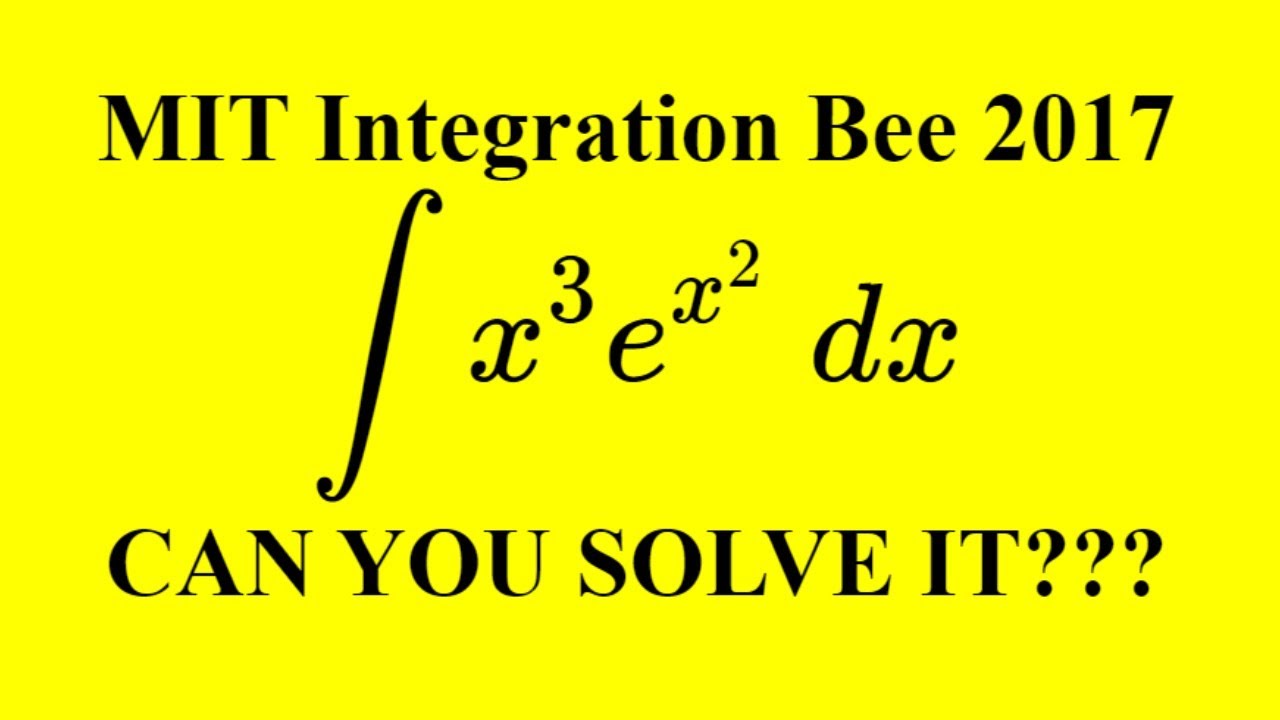 MIT Integration Bee 2017 #4