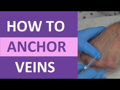 How to Anchor Veins | Venipuncture, IV Therapy, Blood Draw, Phlebotomy Rolling Veins