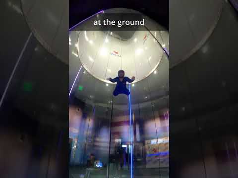 indoor skydiving flying high