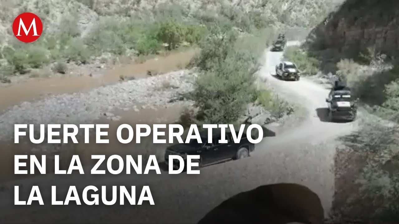 Security in La Laguna is reinforced with drones and armored vehicles.