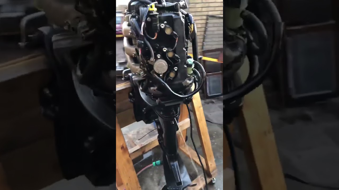 Suzuki outboard completely rebuild 🤩 First start up.
