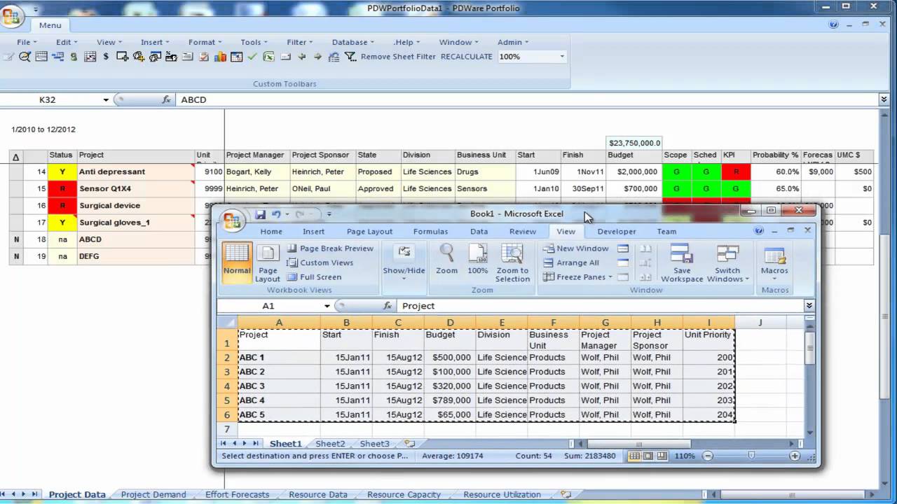 Pdware Portfolio Create Projects