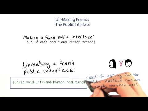 Learn Unfriend a Friend Intro to Java Programming - Mind Luster