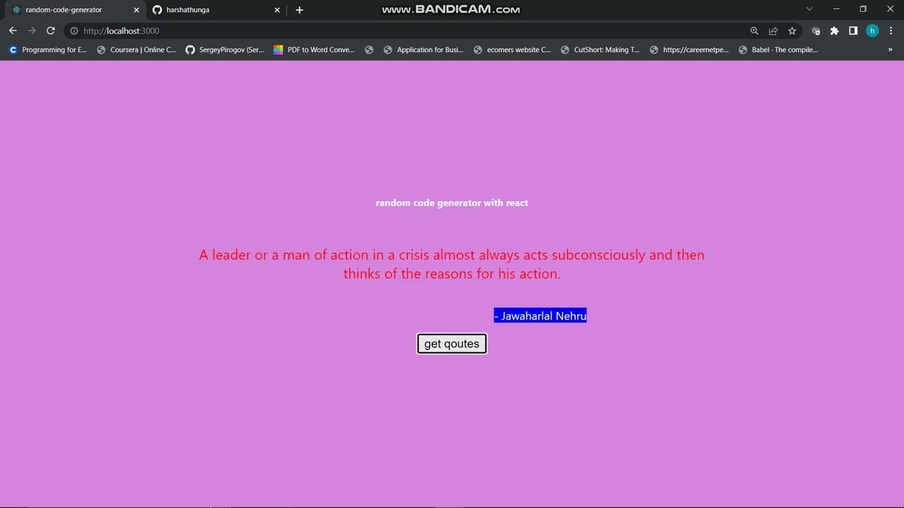 random quote generator