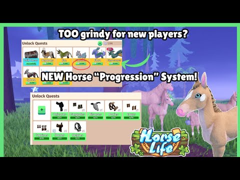 New Coins to Unlock Horses System Update! My Honest Thoughts | Horse Life Roblox