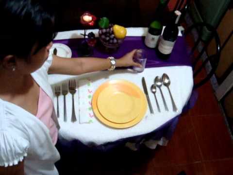 Styles of Food Service Presents: Table Setting