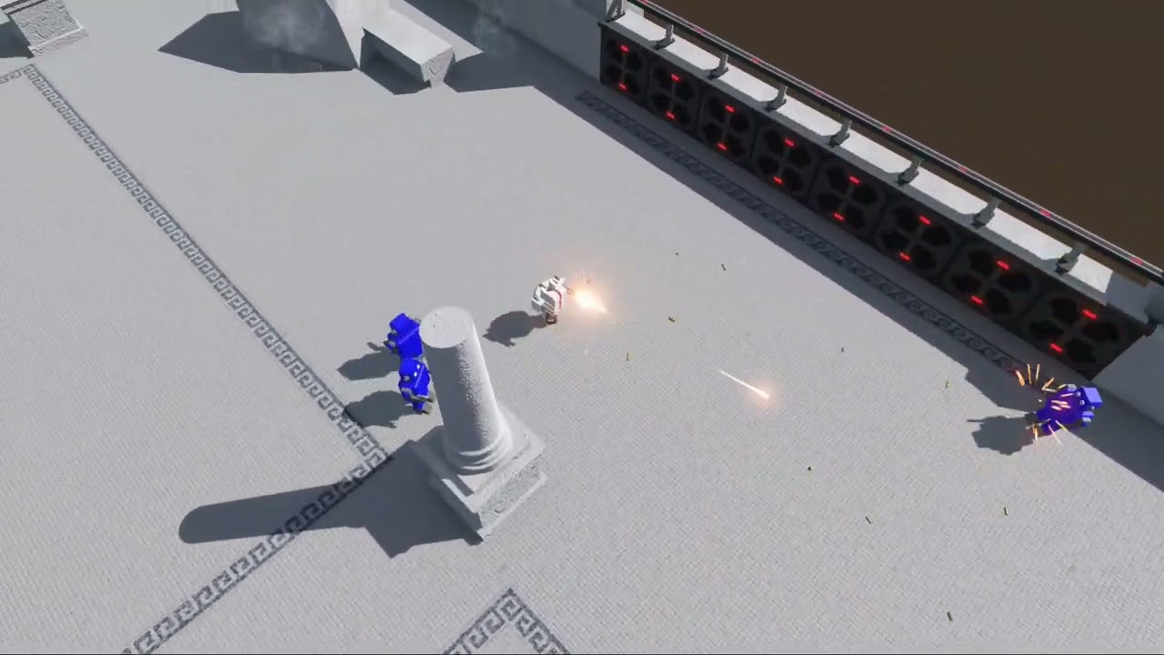 Twin-stick shooter about robot-crusader who can transform to ball - In ...