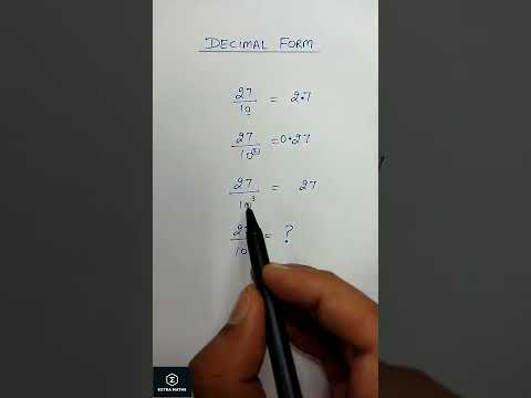 Decimal form