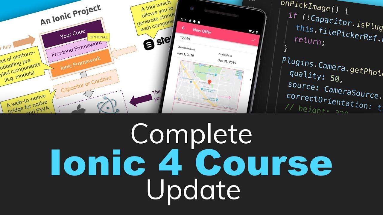 Ionic 4 Complete Course Update