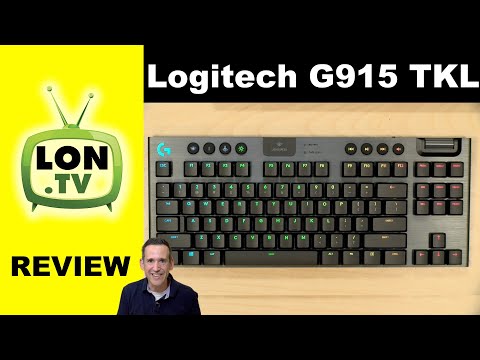 Logitech G915 TKL Tenkeyless Wireless Mechanical Gaming Keyboard Review