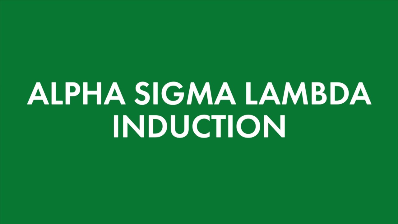 Alpha Sigma Lambda Induction Fall 2019
