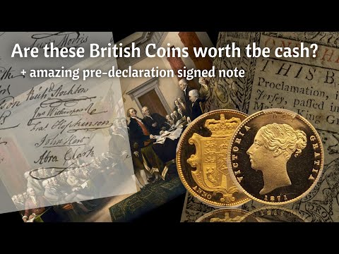 Are these amazing British Coins worth the money? and 1776 John Hart signed note!!