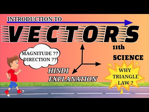 WHAT IS VECTOR QUANTITY ? || HINDI || PHYSICS || WHY DO WE USE TRIANGLE LAW ?? SMart edu teria