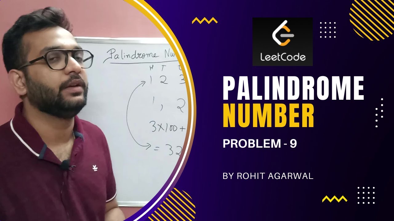 Palindrome Number - Leetcode 9 | Python | Hindi