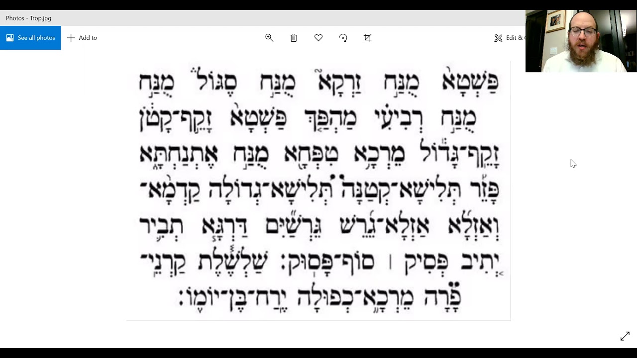 Trop for Torah reading