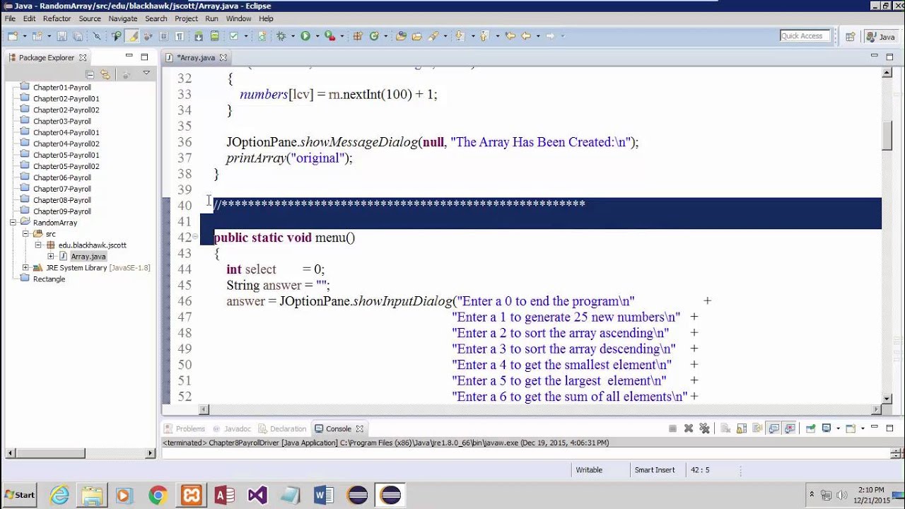 152-143 Java Chapter07 - Payroll Program