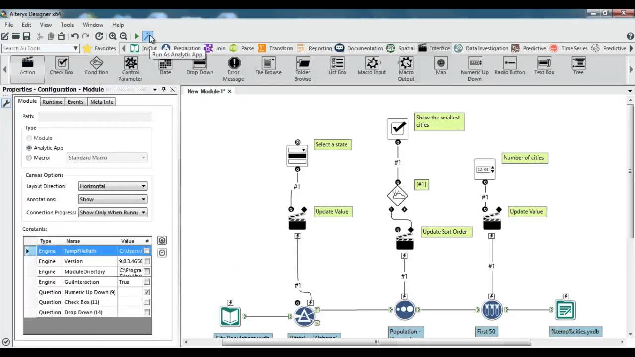 Creating Analytic Apps with Alteryx Analytics