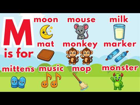 M words that start with M - Learn 10 M words