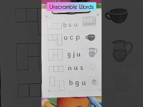 Unscramble Words #unscramble #words #english #englishwriting #shorts
