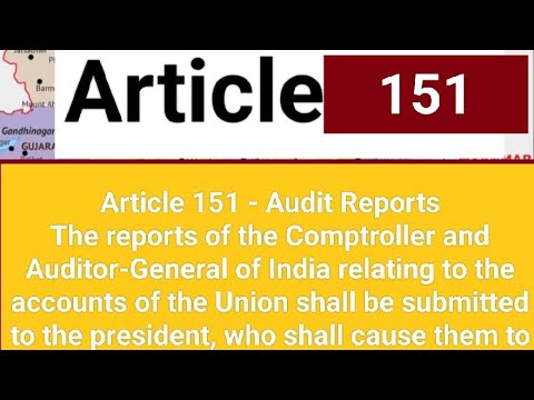 Article 151 in Hindi