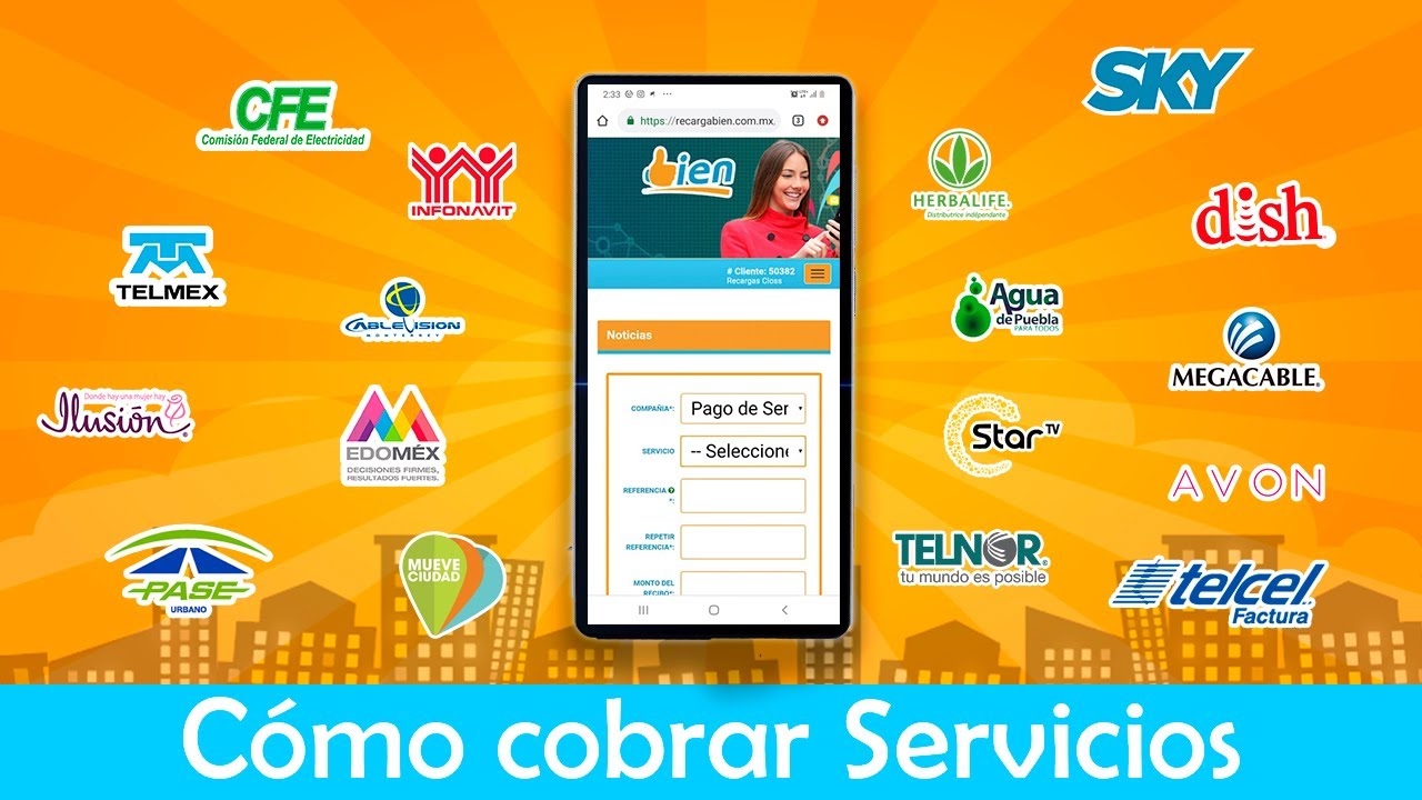 Cómo Cobrar Servicios- Recarga Bien