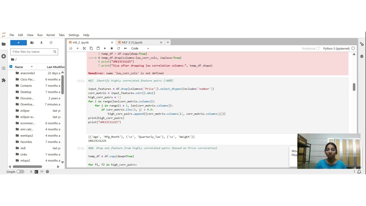 Exp 2 - Feature Selection and Feature Extraction