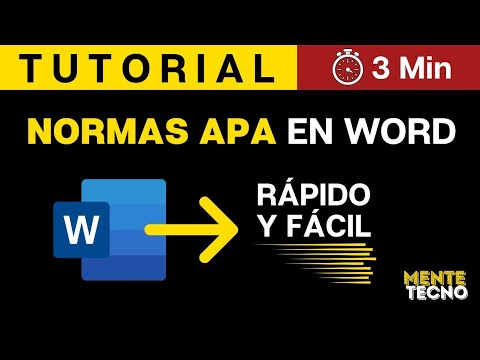 FACIL FORMATO APA 7掳 EN WORD !!HAZLO YA!!